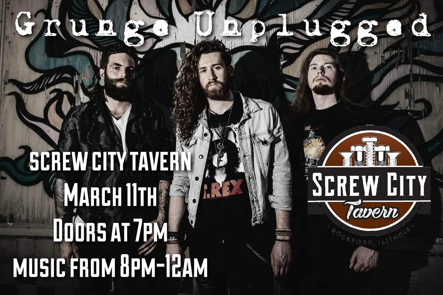Grunge Unplugged @ Screw City Tavern - My Rockford Guide