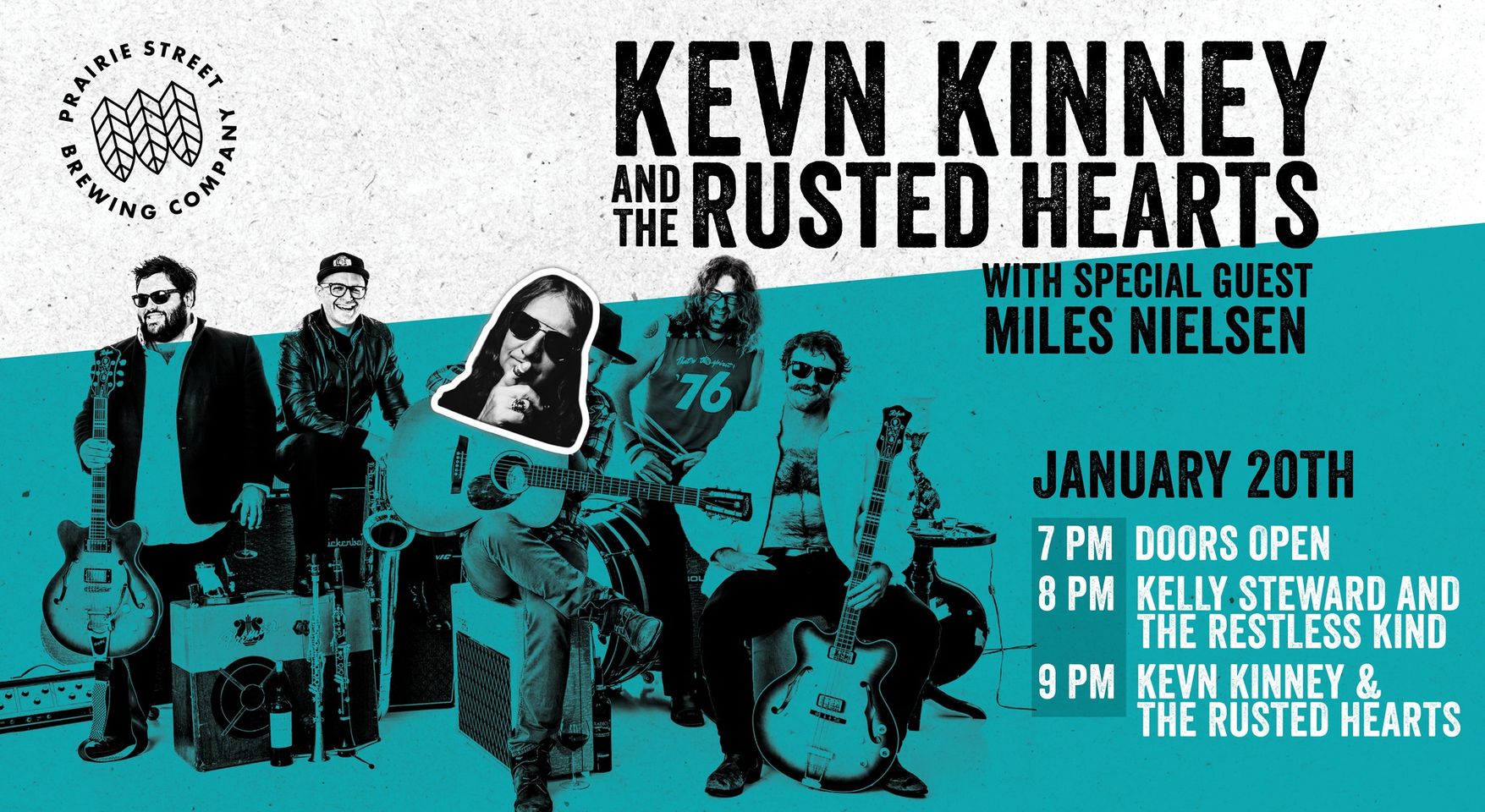 Kevn Kinney of Drivin N Cryin and Rockford's own Rusted Hearts. Kelly ...