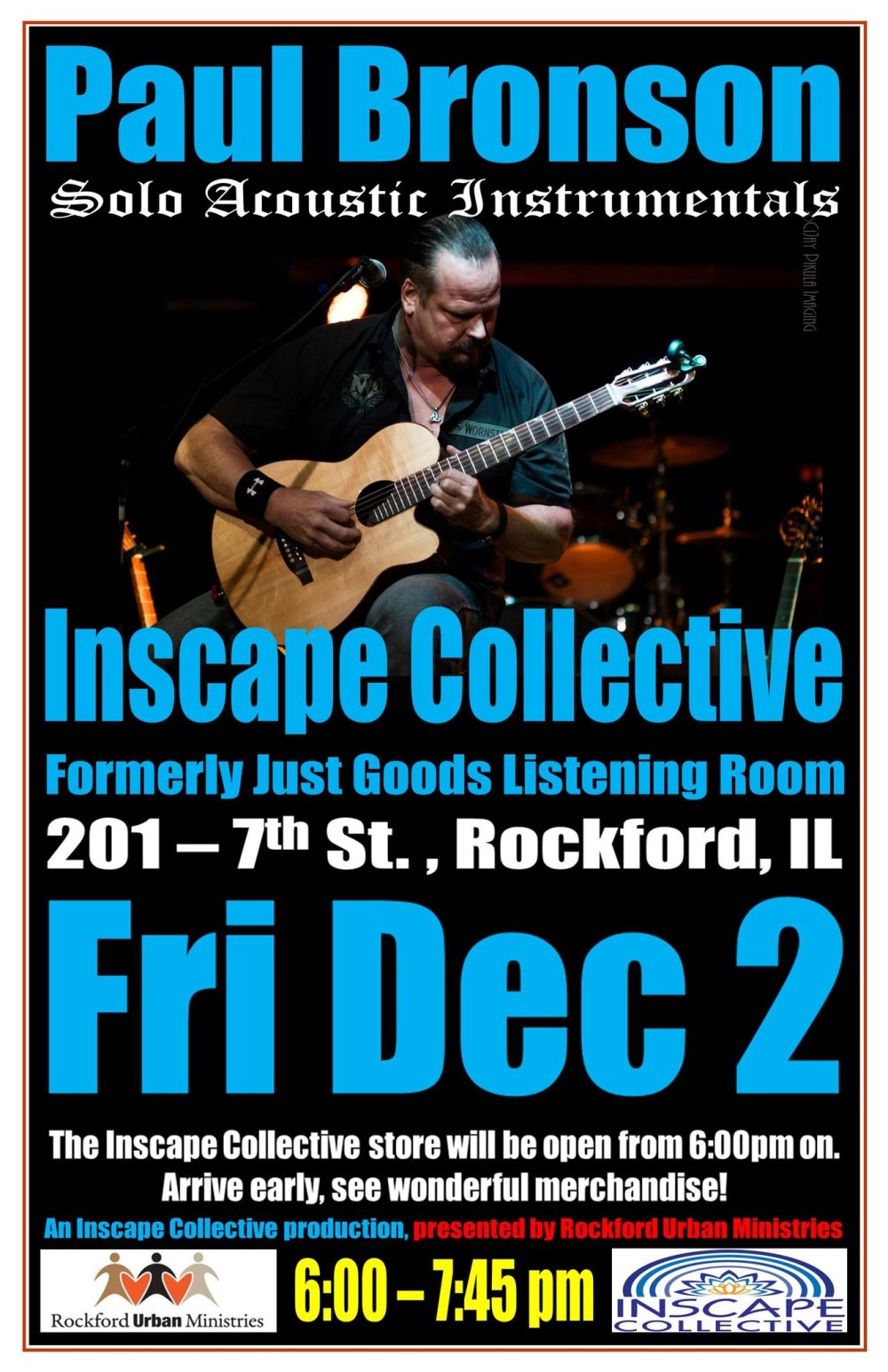 Paul Bronson Acoustic Music @ Inscape Collective - My Rockford Guide